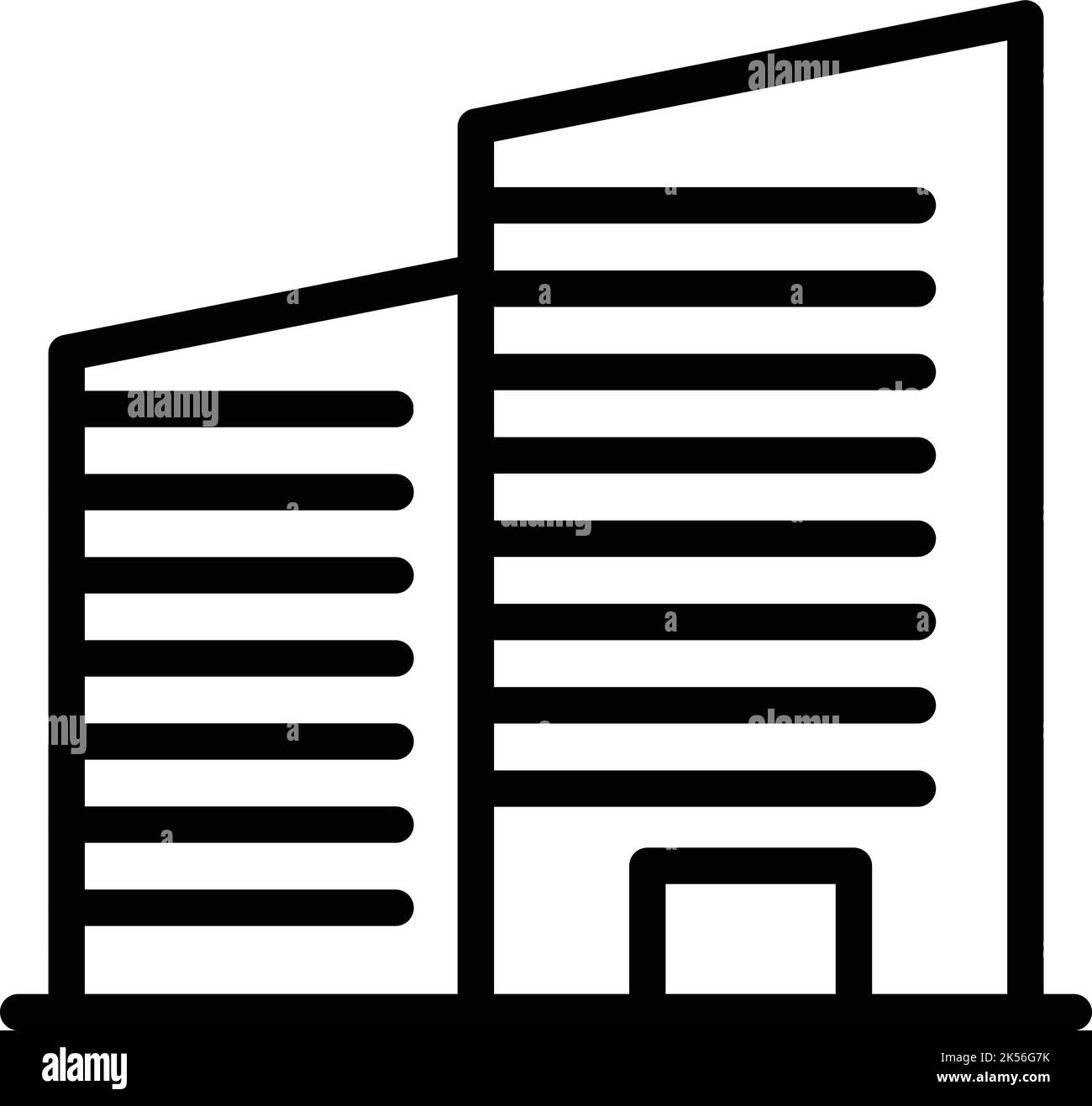 Boutique center icon outline vector. Mall store. Business city Stock ...