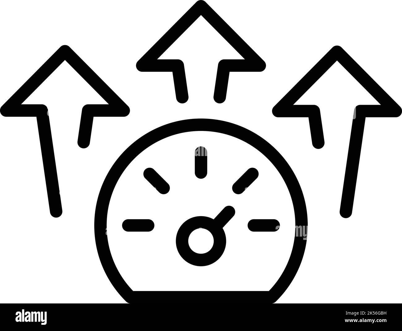 Monetize dashboard icon outline vector. Profit data. Video money Stock ...