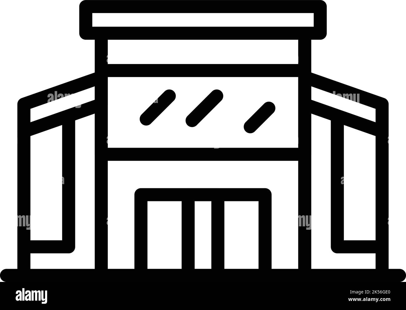 Town centre department store Cut Out Stock Images & Pictures - Alamy