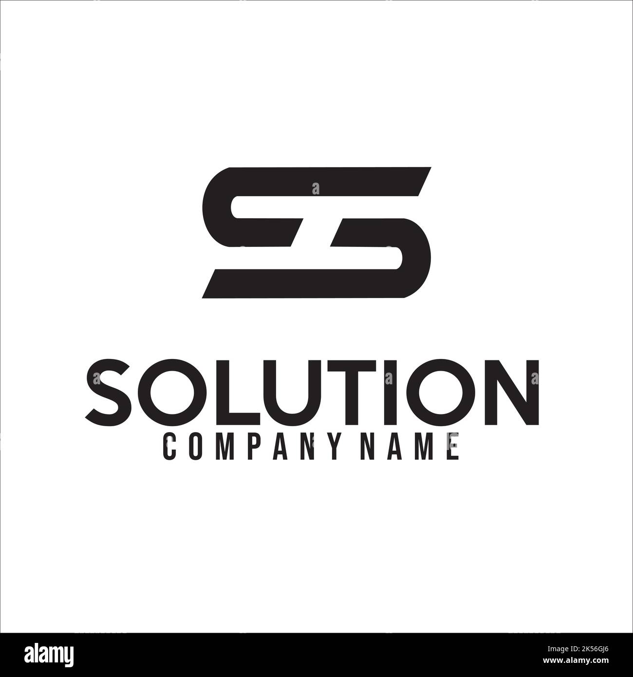 Solution exclusive logo design inspiration Stock Vector Image & Art - Alamy