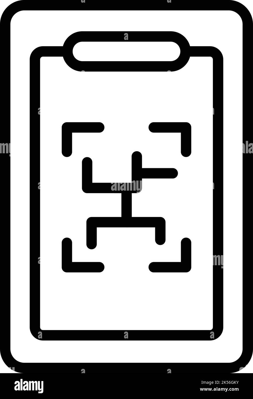 Online phone museum icon outline vector. Pass ticket. Old history Stock ...