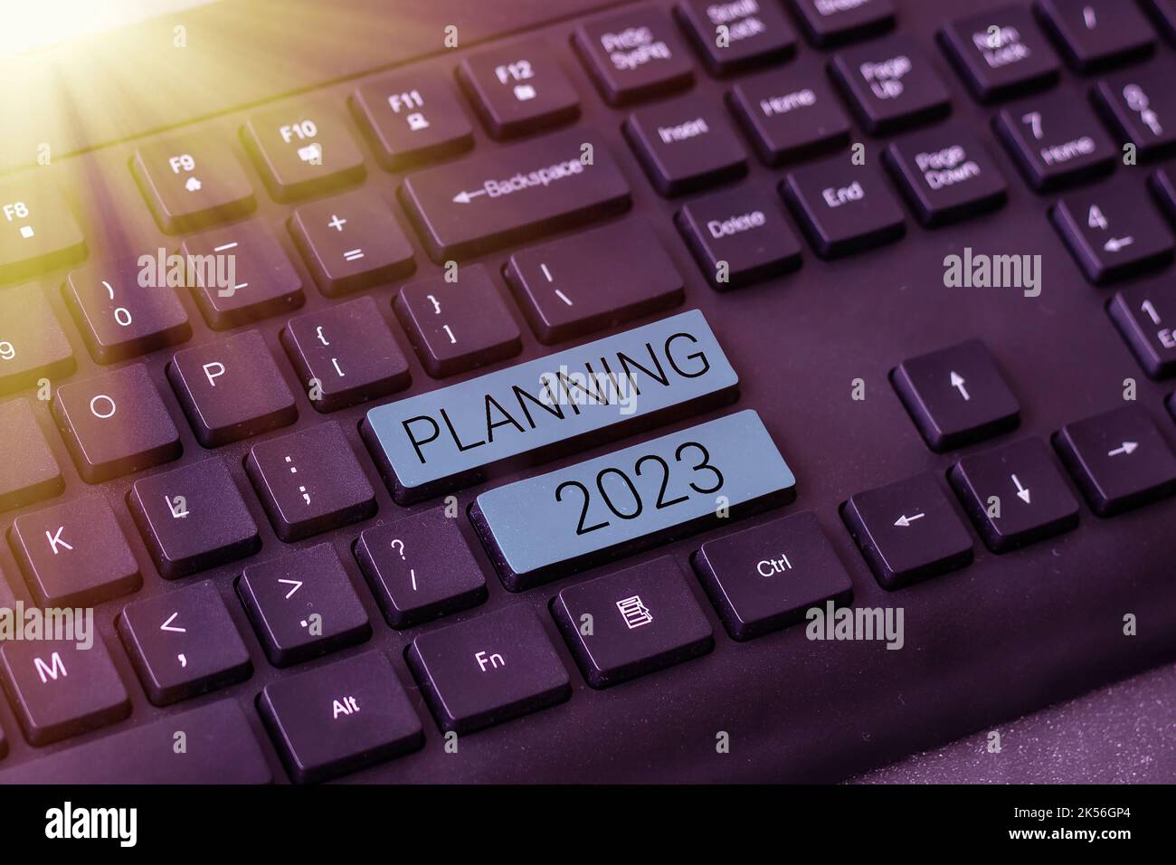 Text sign showing Planning 2023, Word for Begin with end in the Mind ...