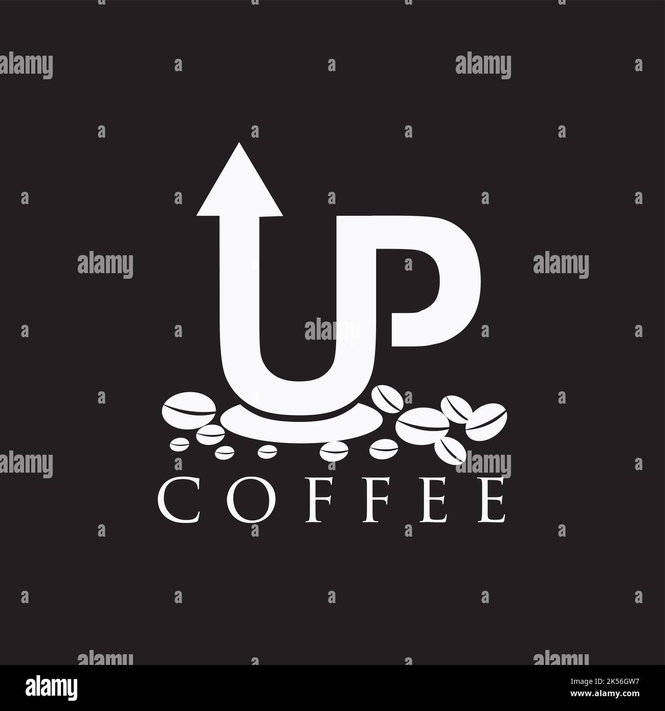 coffee up exclusive logo design inspiration Stock Vector Image & Art ...