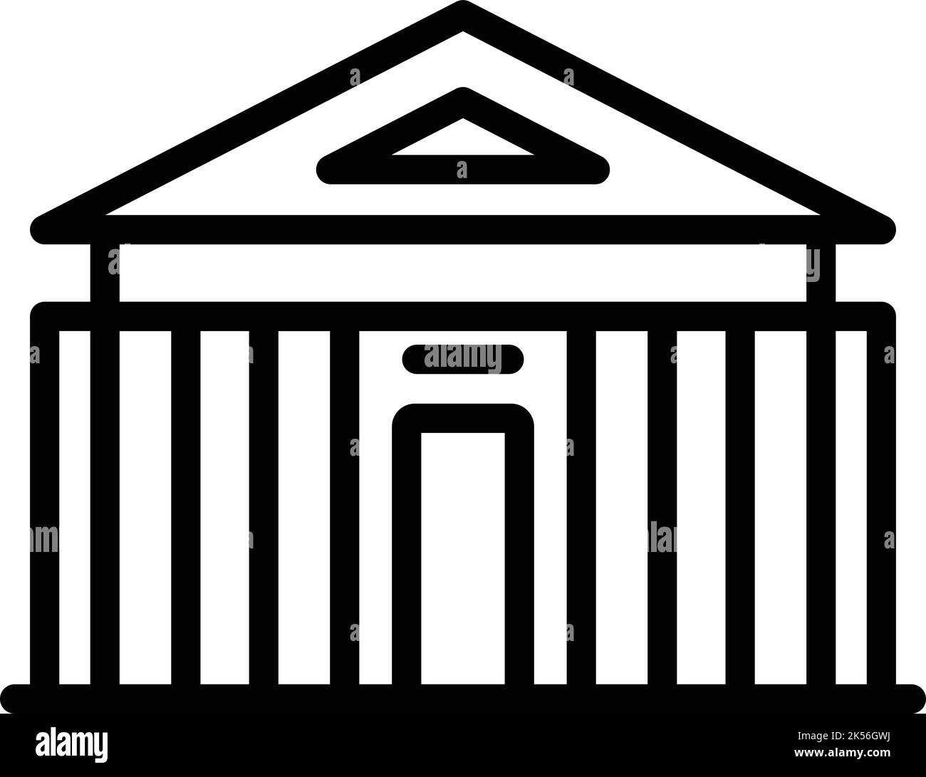 Culture opera house icon outline vector. City world. Europe ...