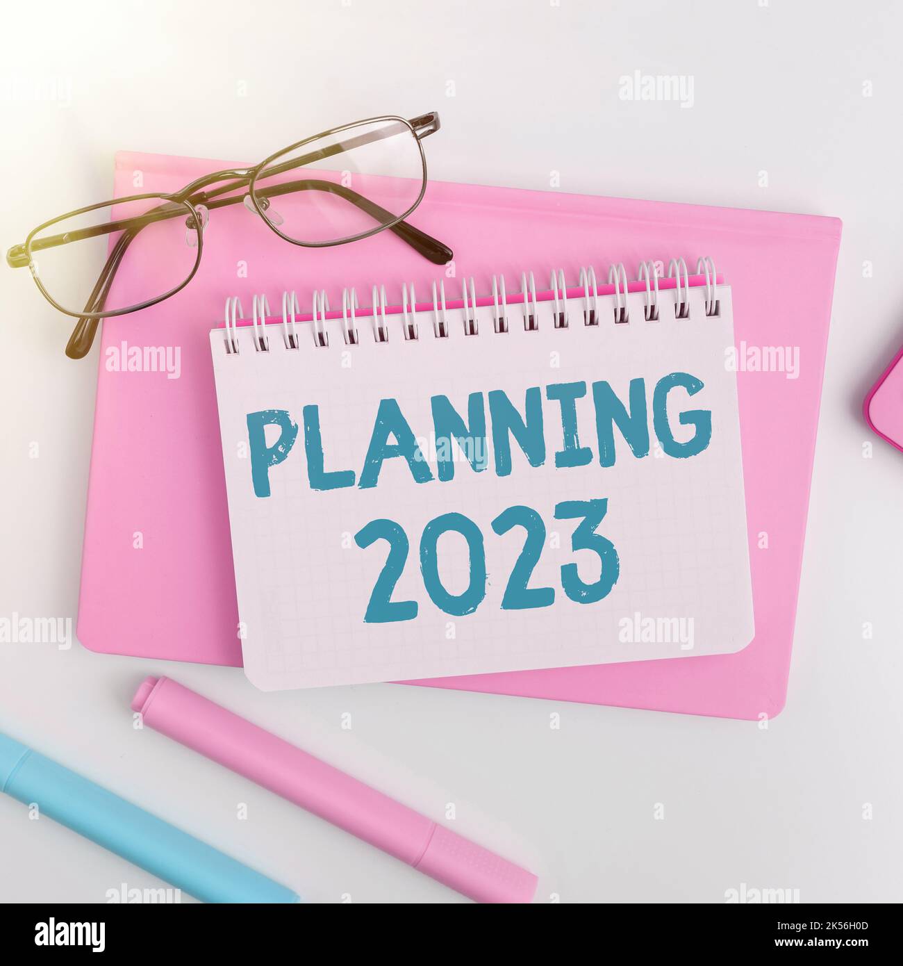 Conceptual display Planning 2023, Word for Begin with end in the Mind ...