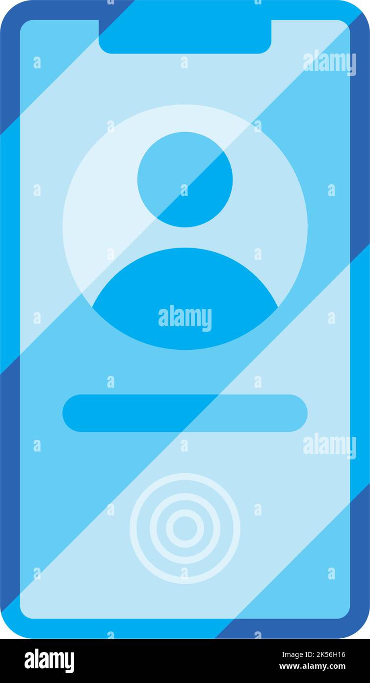 smartphone with user technology icon Stock Vector Image & Art - Alamy