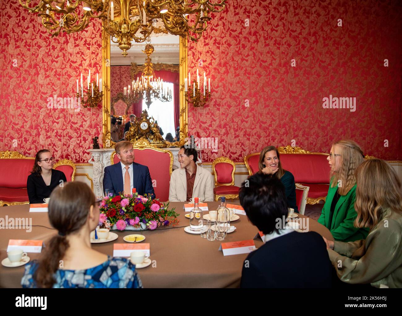 The Hague, The Netherlands - 06 Oct 2022, King Willem-Alexander receives those involved from the ...