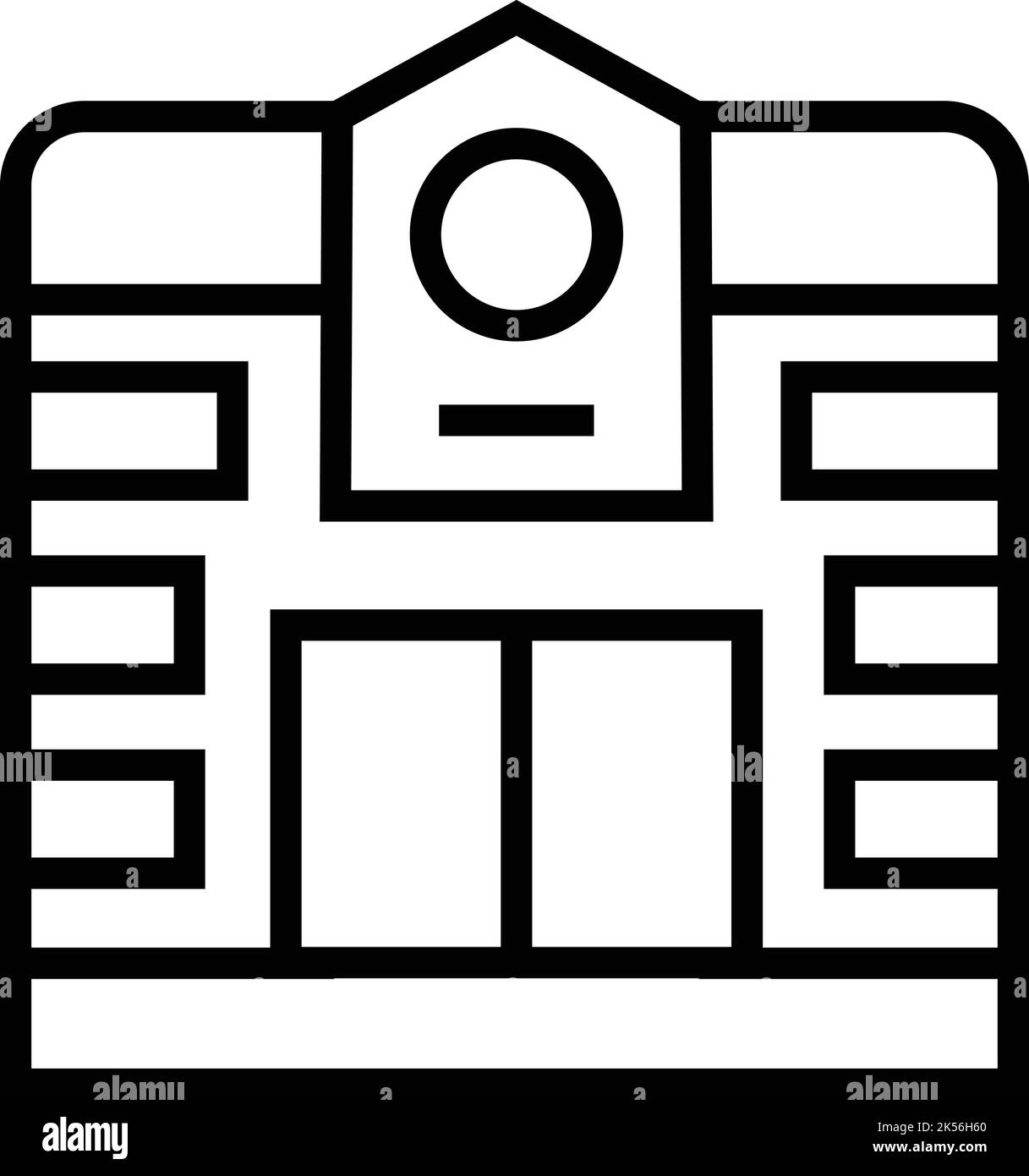 Villa village icon outline vector. Home building. Real estate Stock ... Villa village icon outline vector. Home building. Real estate Stock ...
