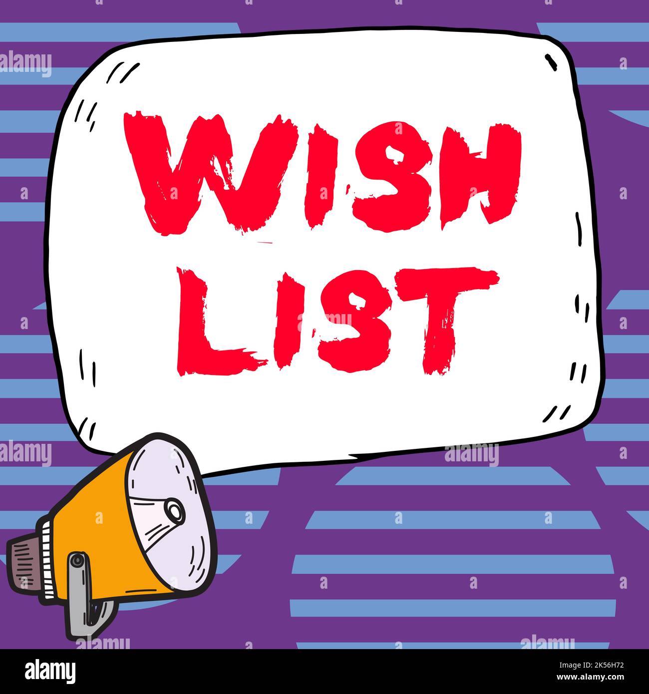 Hand writing sign Wish List, Concept meaning List of desired but often ...