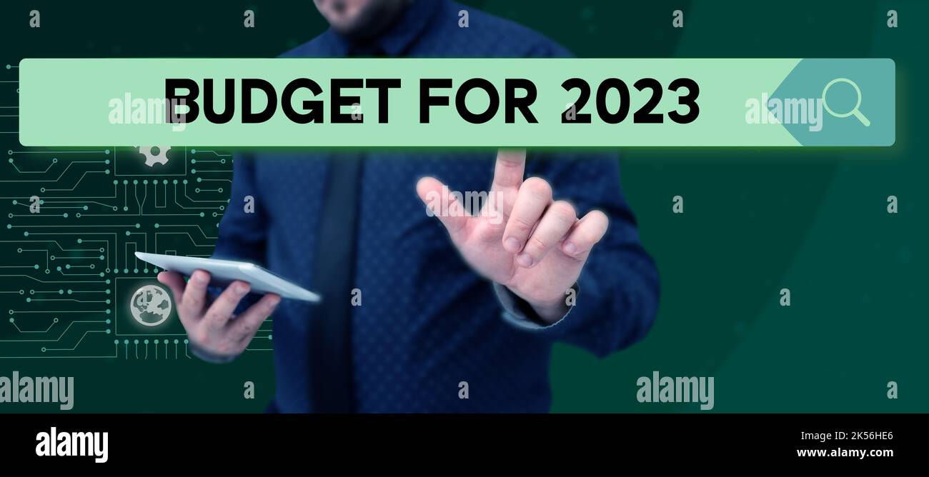 Writing displaying text Budget For 2023, Business idea An written ... Writing displaying text Budget For 2023, Business idea An written ...