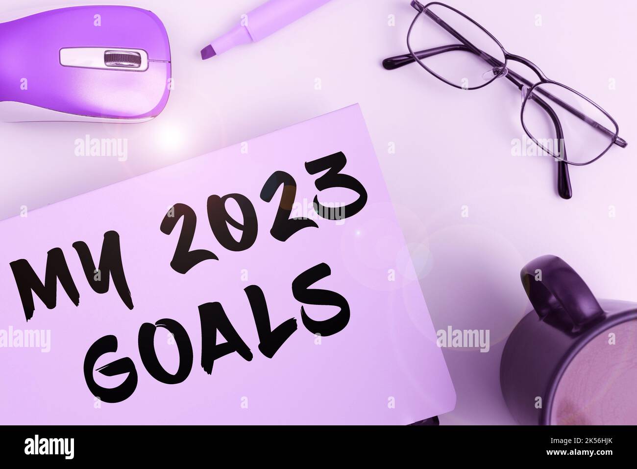Inspiration showing sign My 2023 Goals, Business overview setting up ...