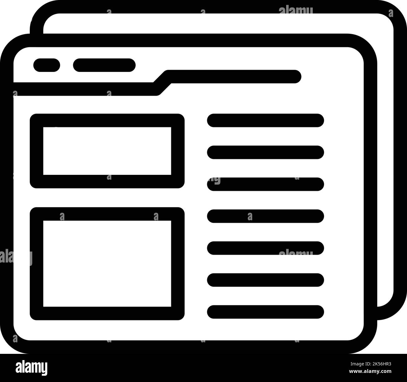 Web news icon outline vector. Tv media. Camera press Stock Vector Image ...