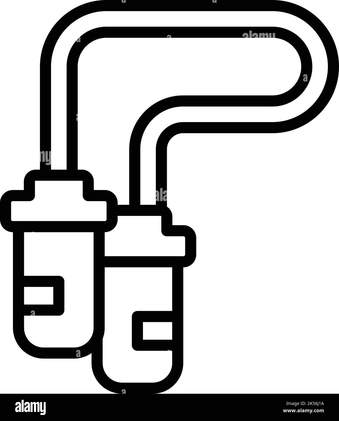 Active jump rope icon outline vector. Workout play. Fitness gym Stock ...