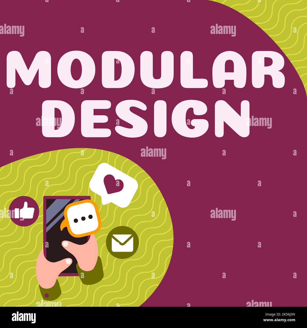 Conceptual caption Modular Design, Business overview Using technology ...