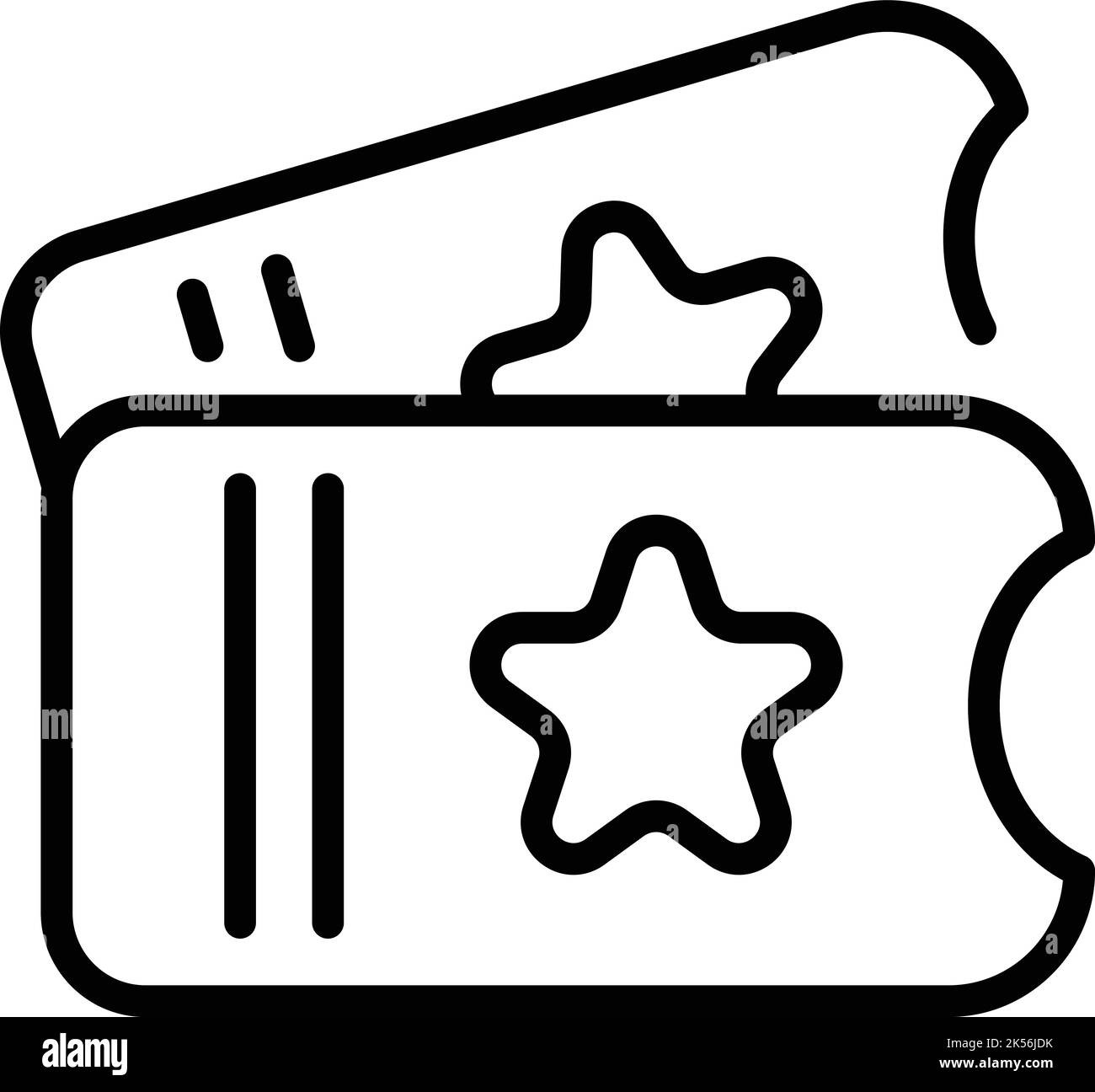 Purchase ticket icon outline vector. Festival place. Label entry Stock ...