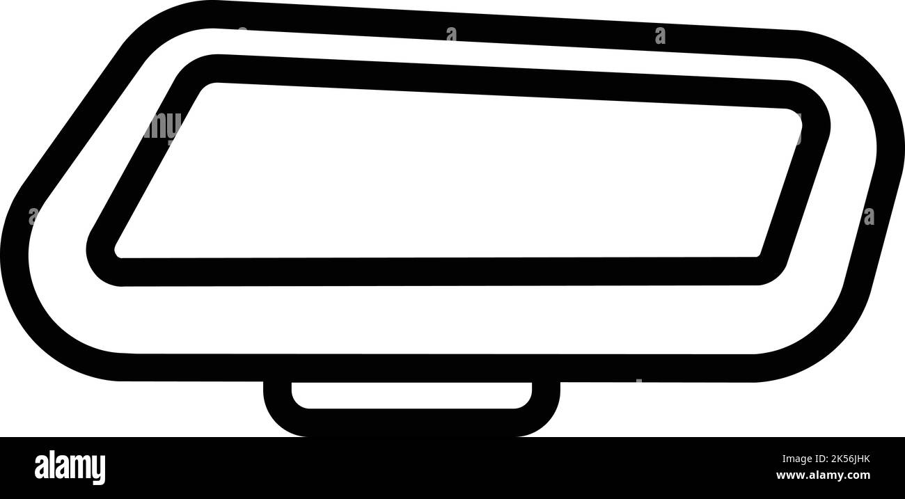 Car race track icon outline vector. Top road. Racetrack start Stock ...