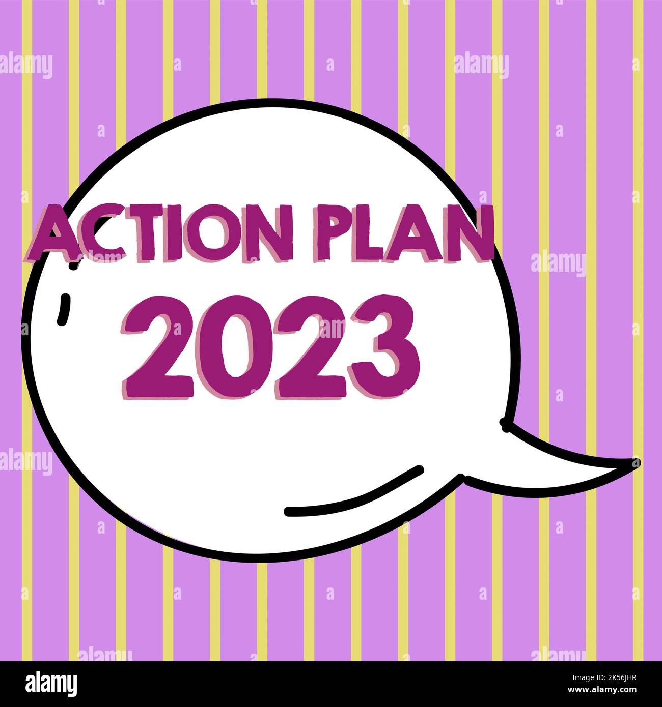 Conceptual caption Action Plan 2023, Business idea to do list contain ...