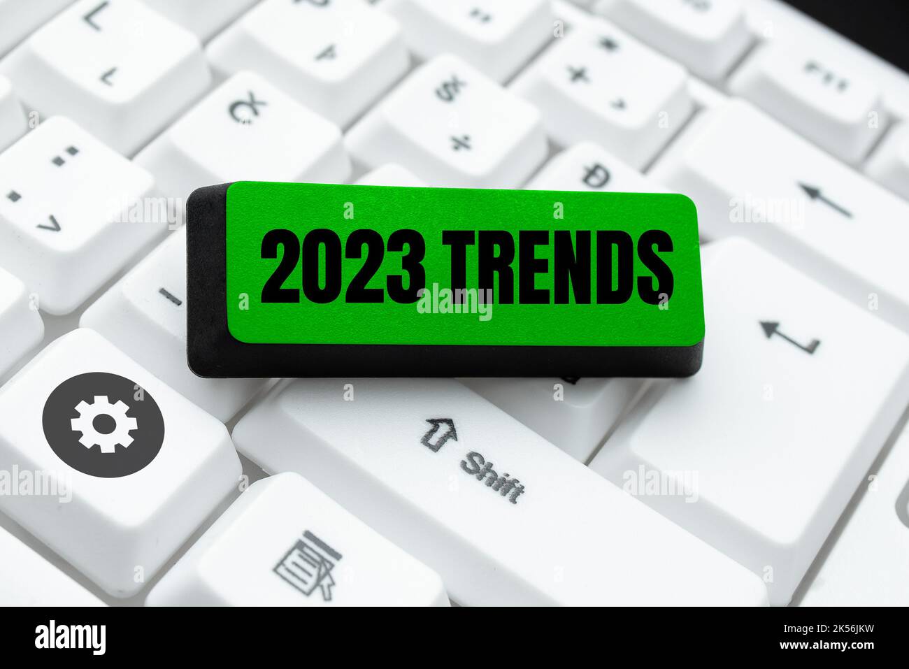 Conceptual caption 2023 Trends, Business concept things that is famous ...
