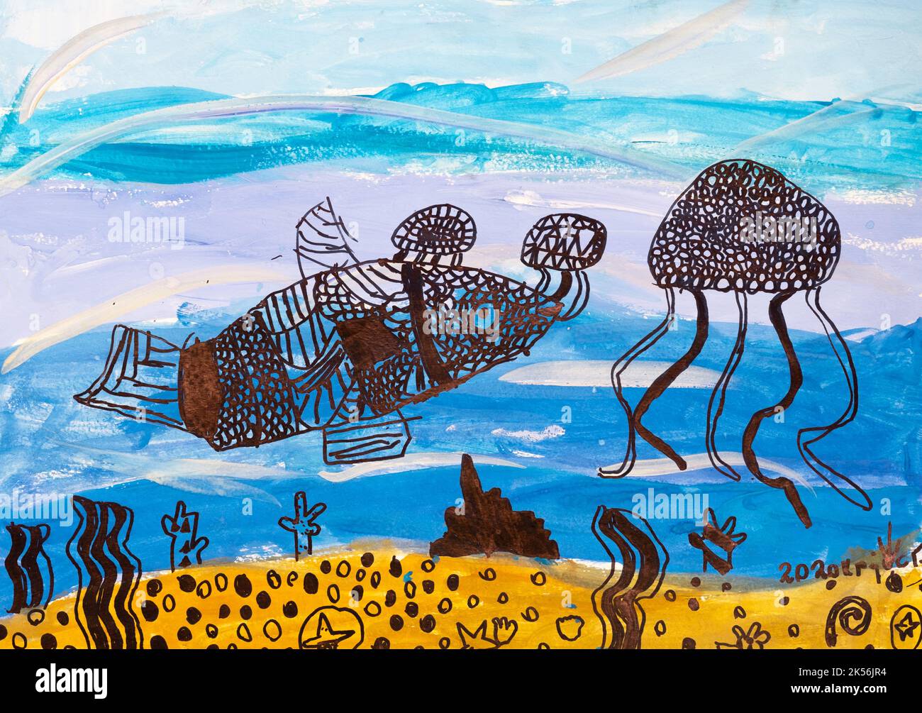 Improvisation drawing hi-res stock photography and images - Alamy