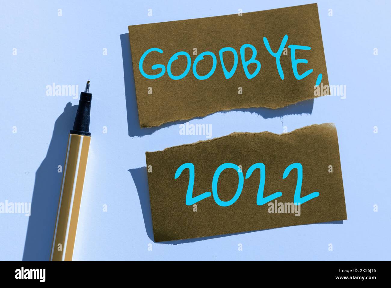 Conceptual display Goodbye 2023, Word Written on Merry Christmas ...