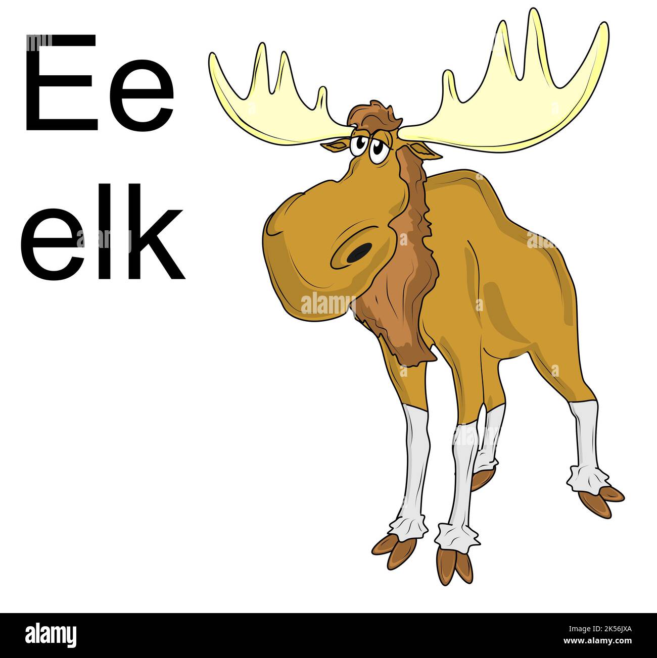 elk and alphabet Stock Photo - Alamy