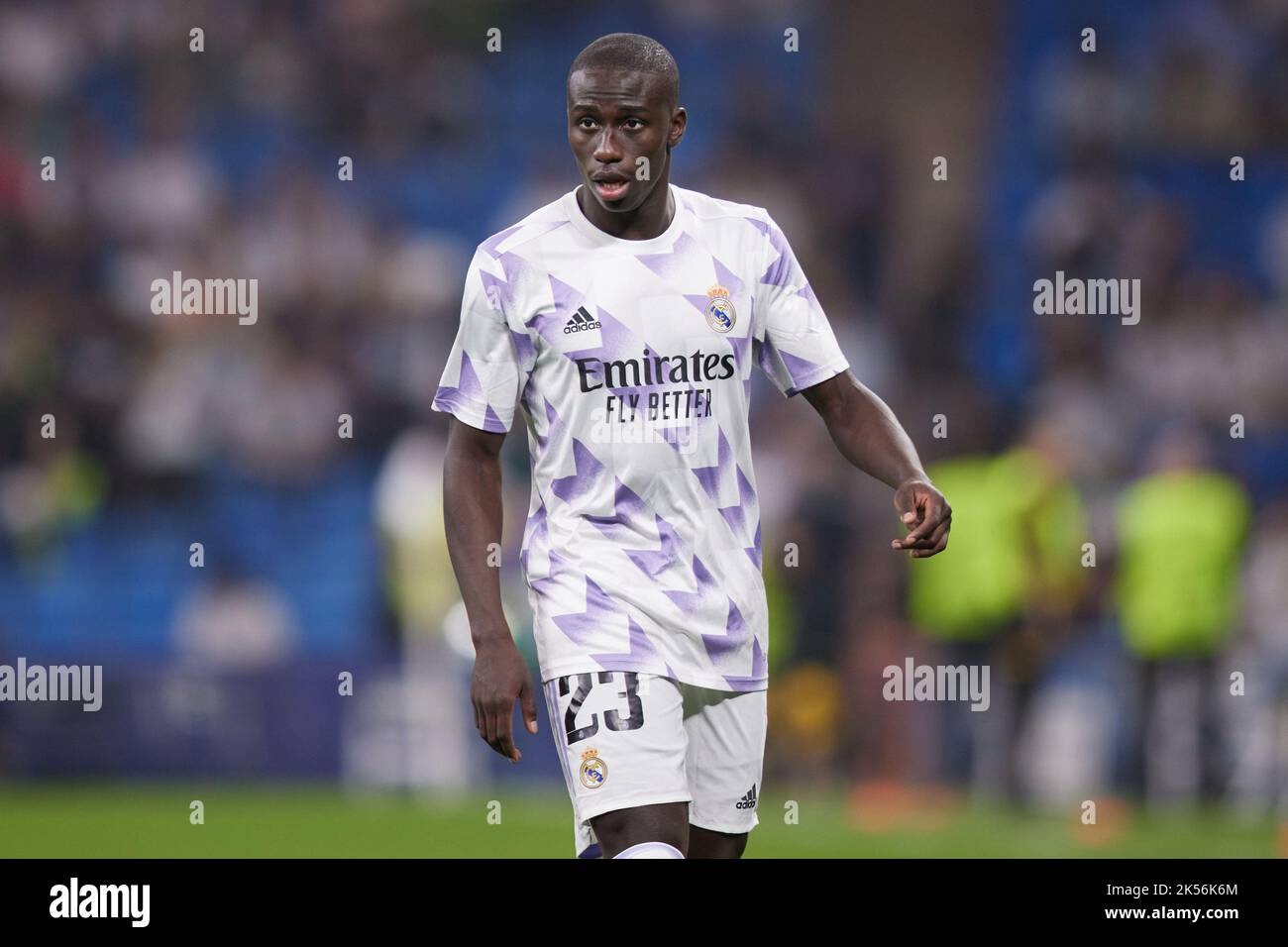 Madrid, Spain. 05/10/2022, Ferland Mendy of Real Madrid during the UEFA ...