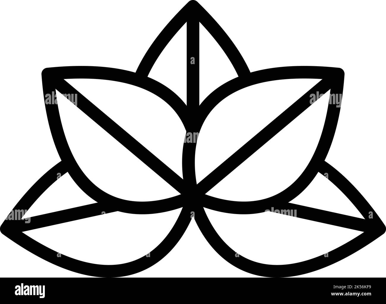 Herbal harvest basil garden Stock Vector Images - Alamy