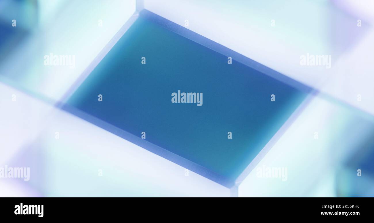 defocused neon light led glowing background blue Stock Photo - Alamy