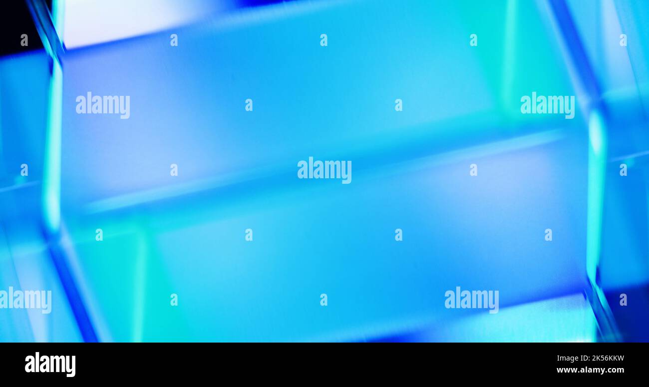 neon glow reflection geometric abstract background Stock Photo - Alamy