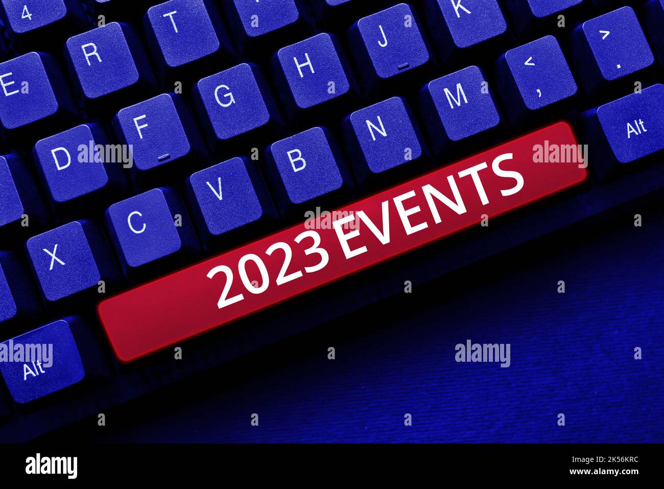 Conceptual display 2023 Events, Business overview New year celebrations ...