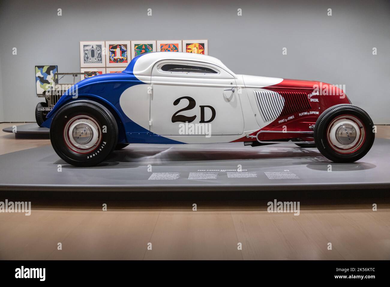 BILBAO, SPAIN-SEPTEMBER 10, 2022: 1934 Ford Pierson Brothers Coupe 2D ...