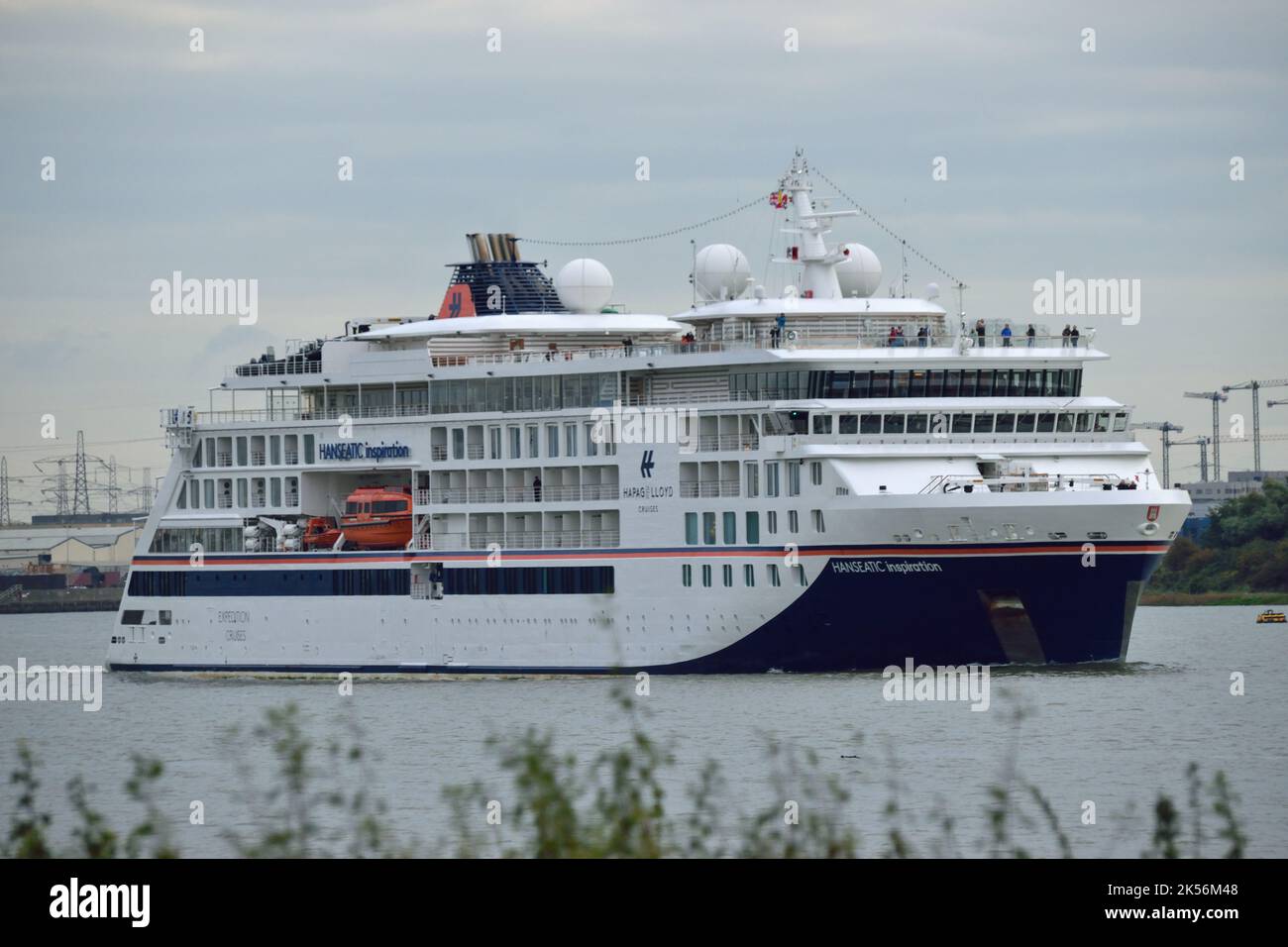 Expedition Ship HANSEATICinspiration operated by Hapag-Lloyd Cruises ...