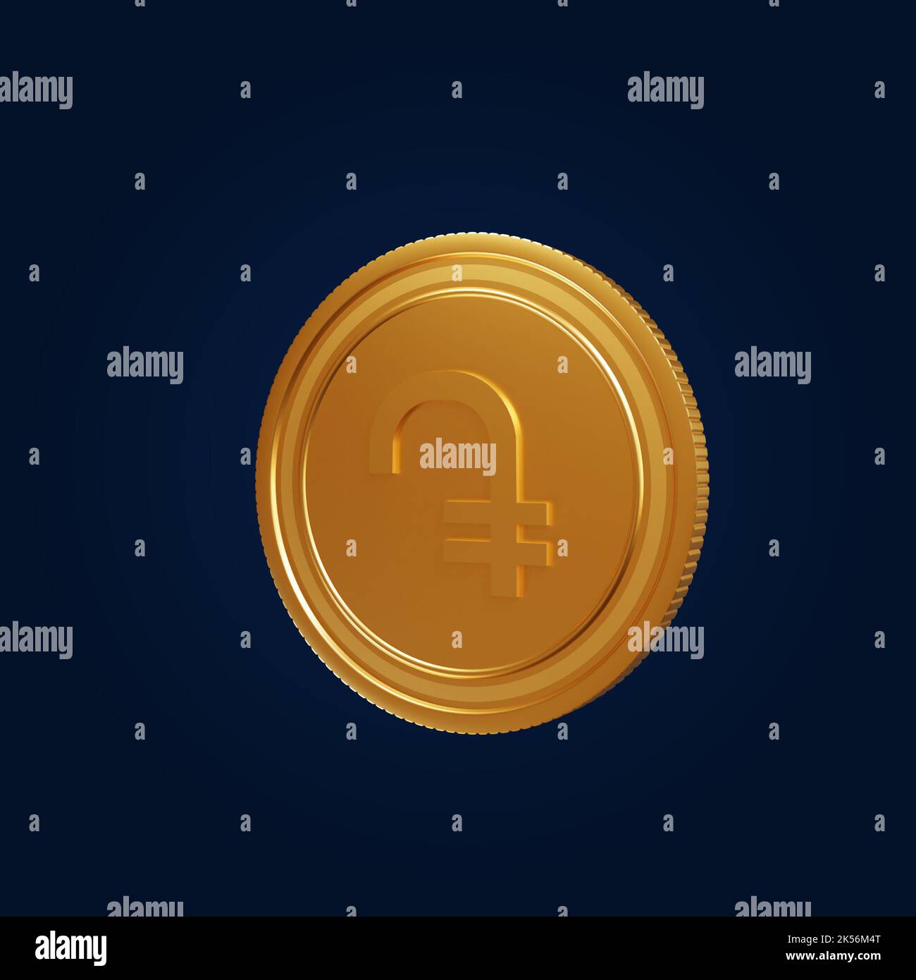 Currency Symbol Armenian Dram 3D Illustration Stock Photo - Alamy
