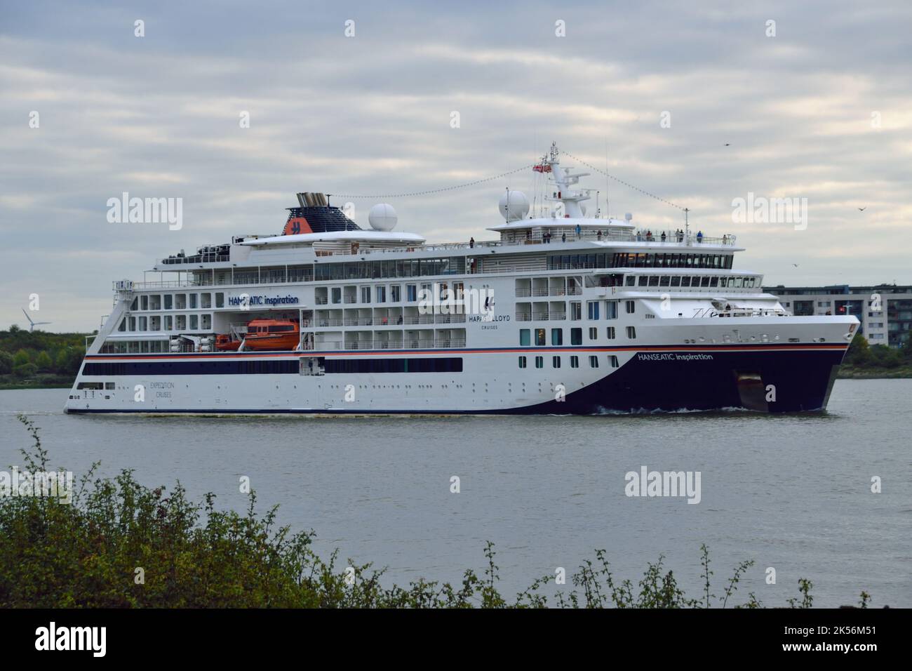 Expedition Ship HANSEATICinspiration operated by Hapag-Lloyd Cruises ...