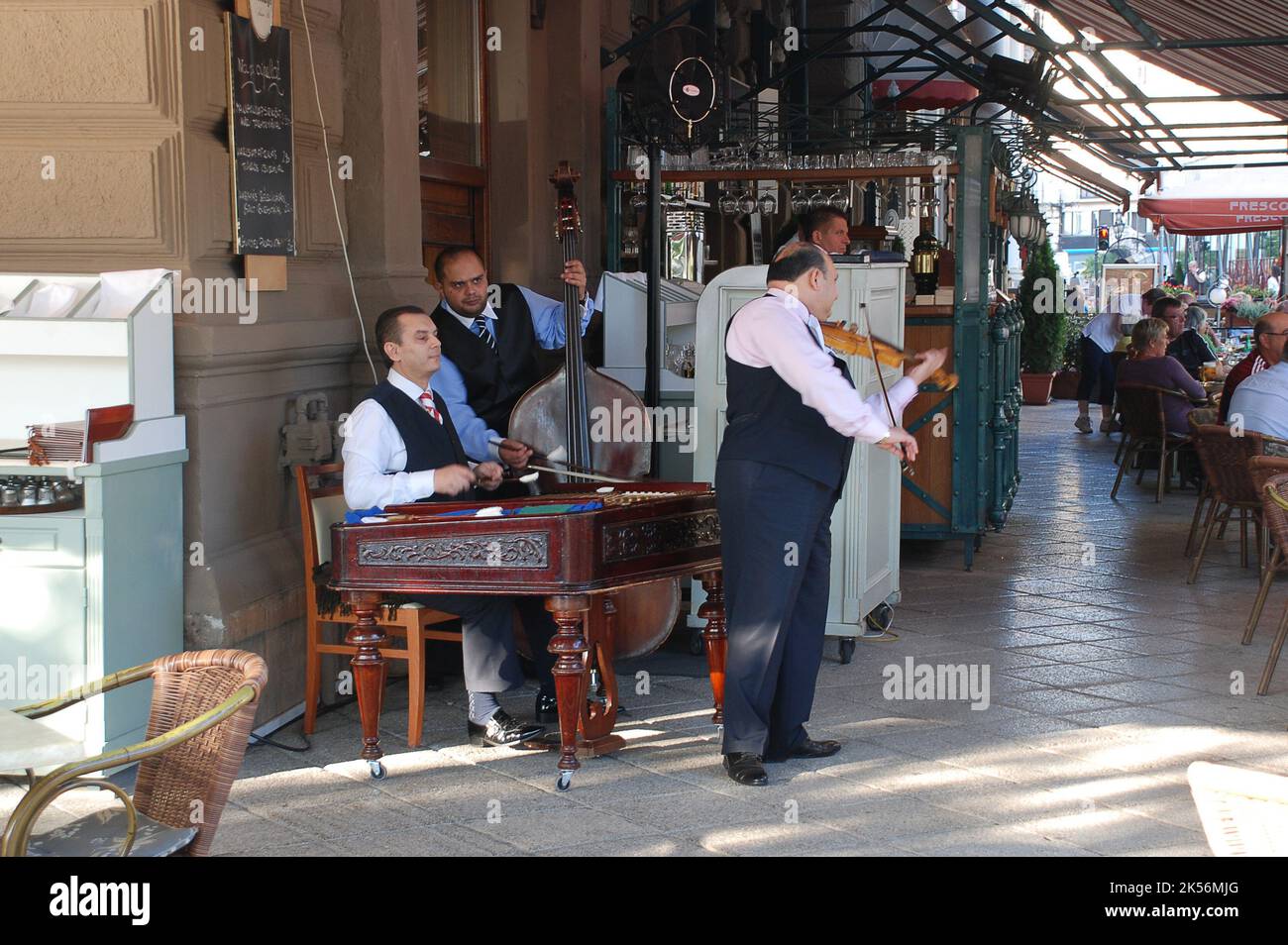 Budapest, Hungary-June 20, 2011: Street performers in Budapest in ...