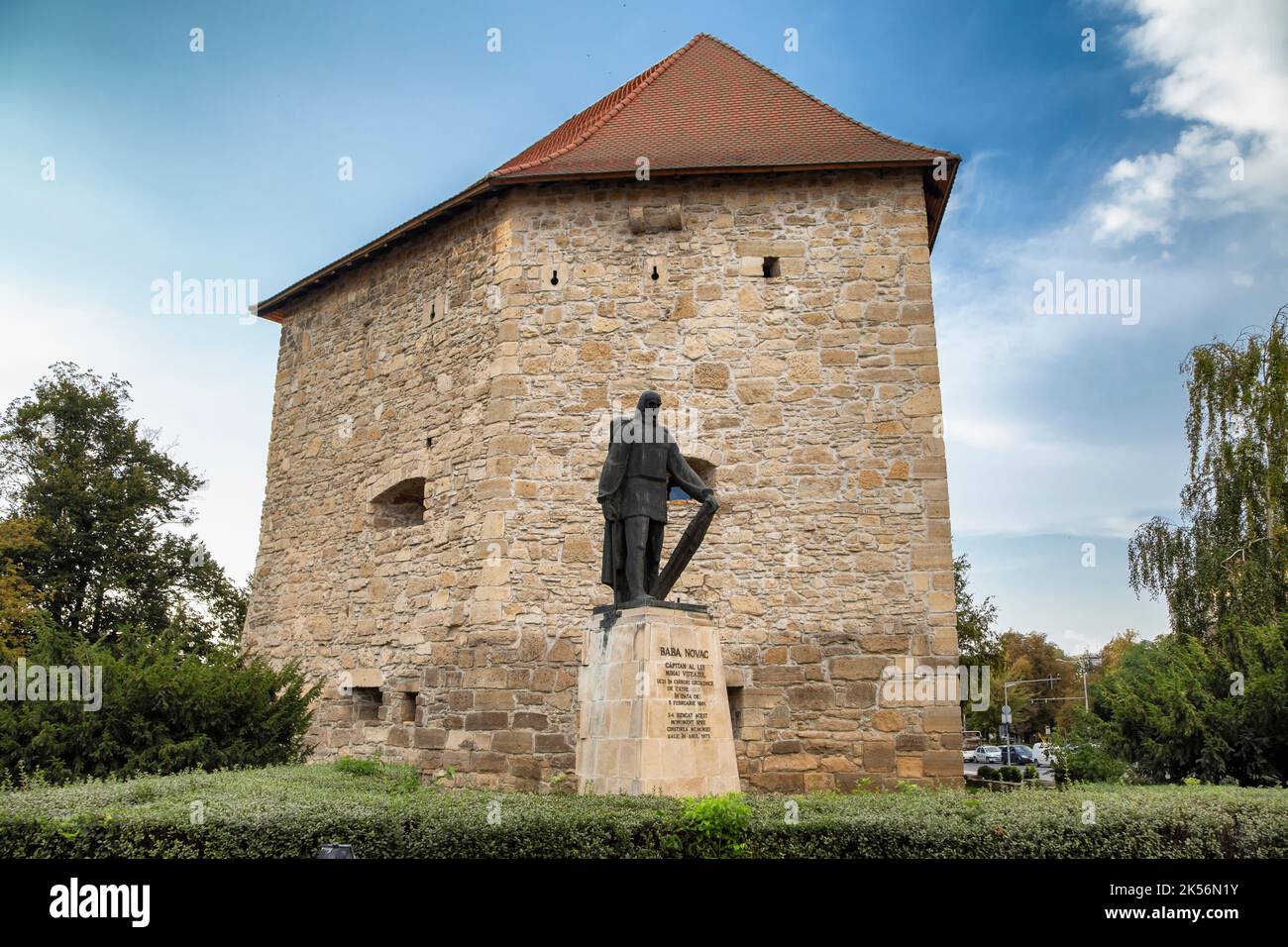 CLUJ-NAPOCA, TRANSYLVANIA, ROMANIA - AUGUST 21, 2018: Baba Novac statue ...