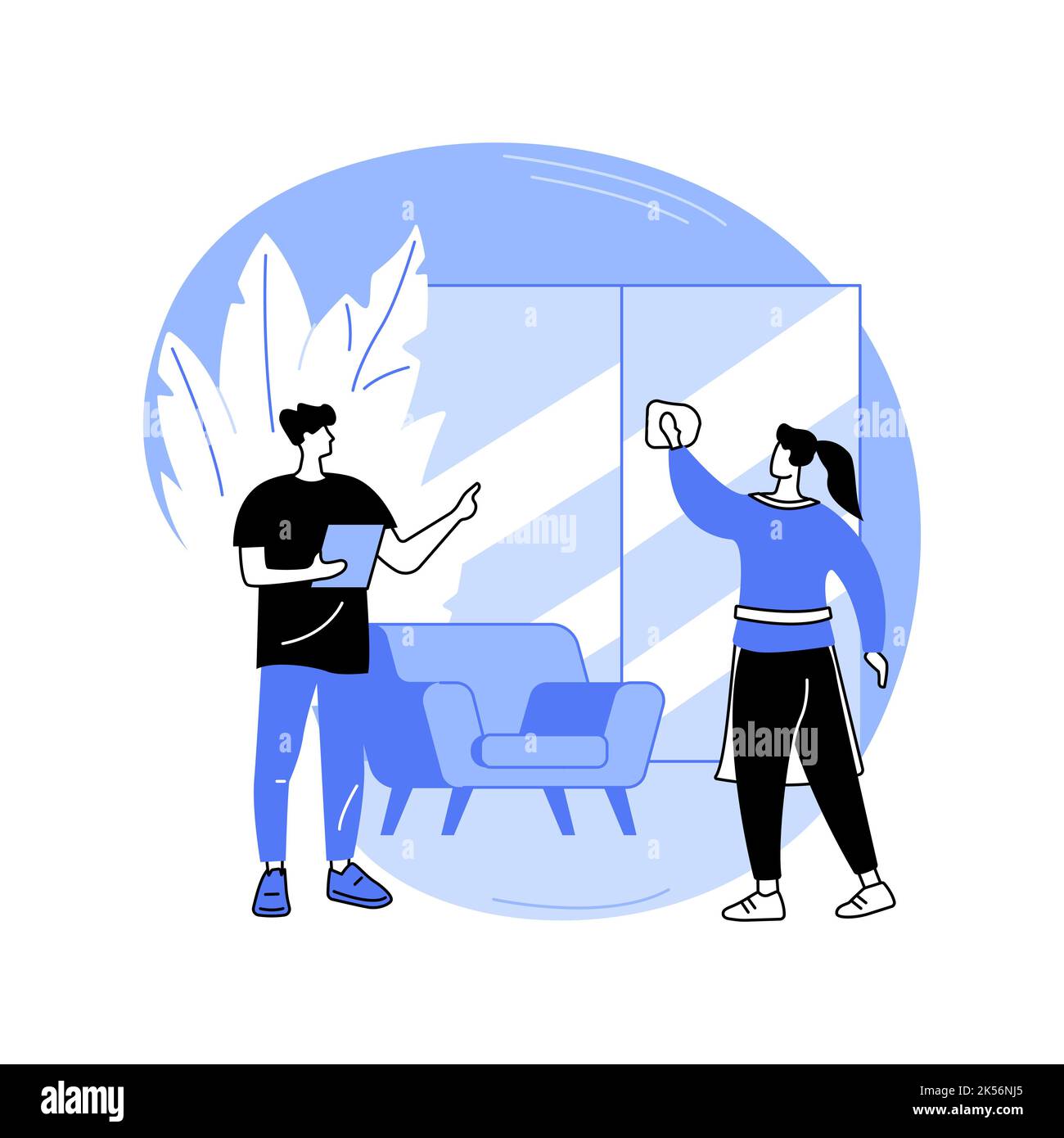 Hotel staff training isolated cartoon vector illustrations Stock Vector ...