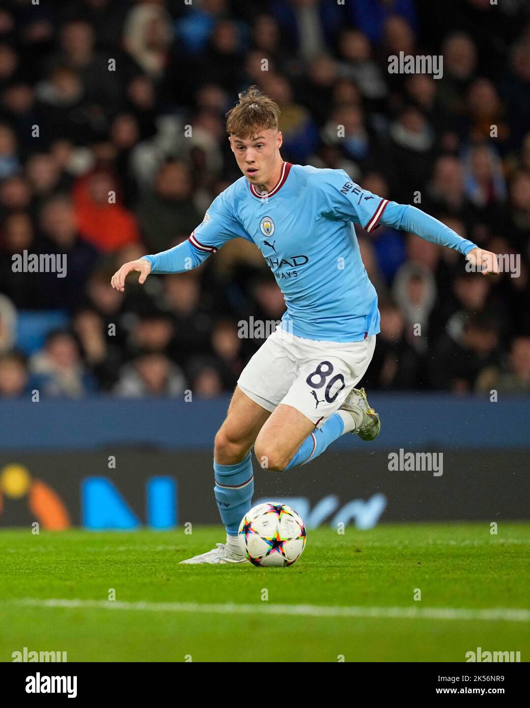 Manchester Stadium, Manchester, UK. 5th Oct, 2022. Cole Palmer ...
