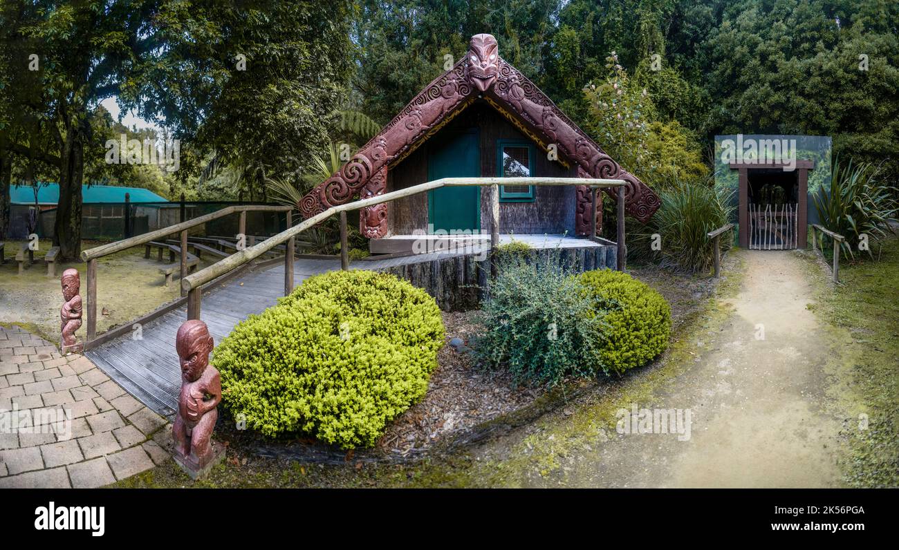 Village maori tamaki hi-res stock photography and images - Alamy