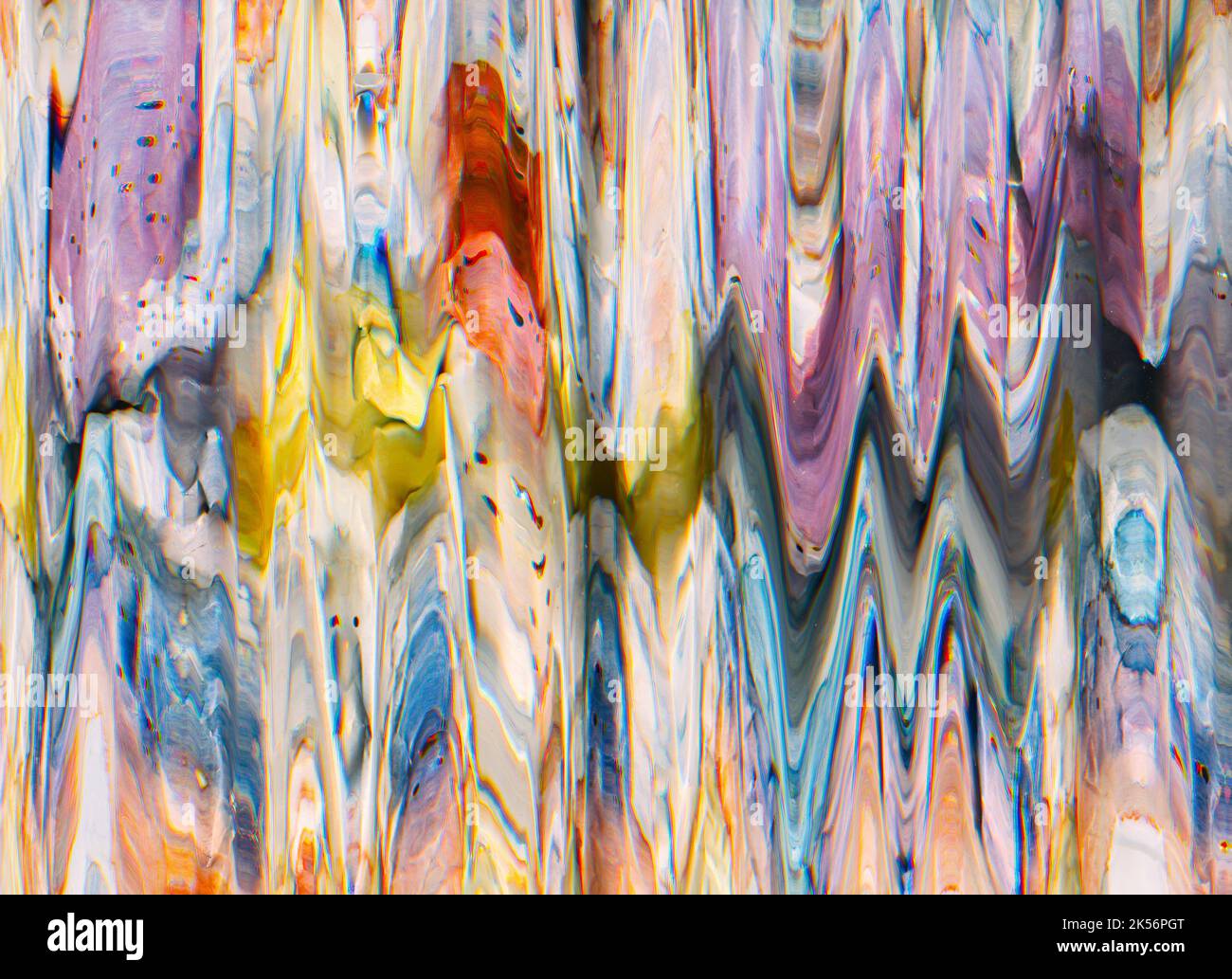 color distortion glitch art background wave noise Stock Photo - Alamy
