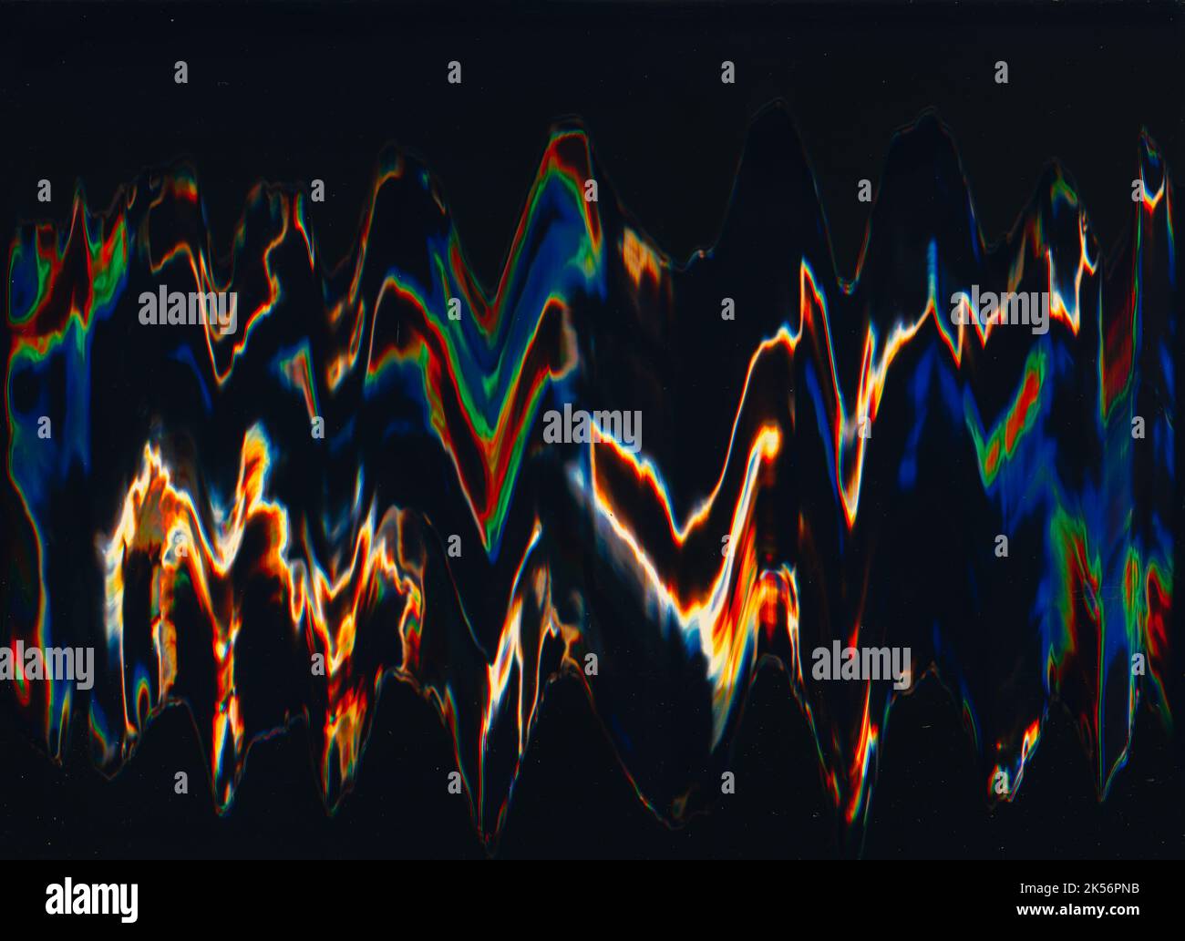 neon noise texture glitch art color flare on black Stock Photo - Alamy