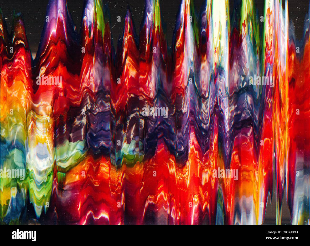 neon noise glitch art red color artifacts texture Stock Photo - Alamy