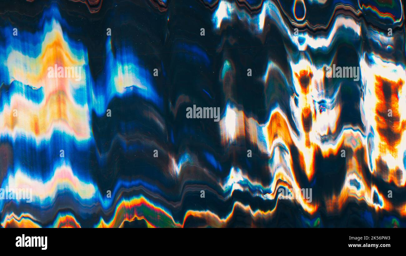 glowing glitch texture neon artifacts light flare Stock Photo - Alamy
