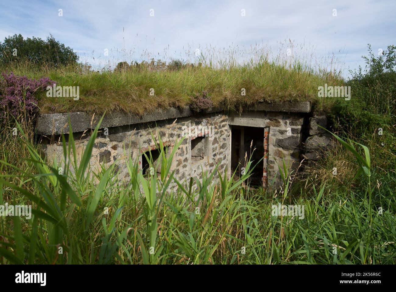 (Tueneset costal Fort, built by Germans during Second World War with ...