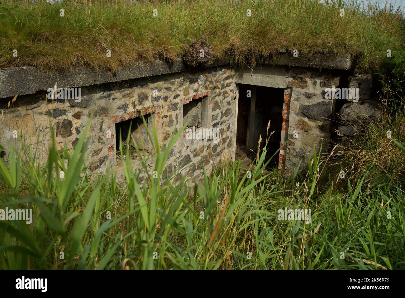 (Tueneset costal Fort, built by Germans during Second World War with ...