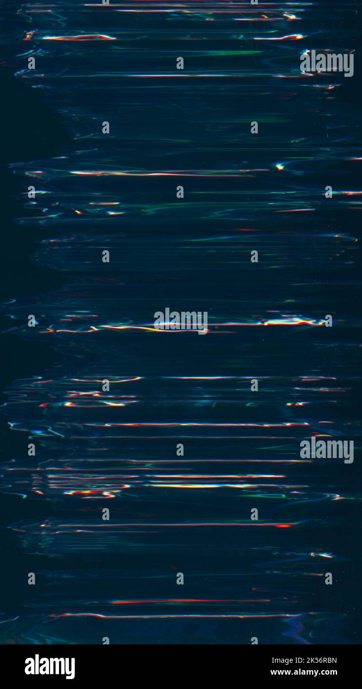 glitch overlay digital noise blue color artifacts Stock Photo - Alamy