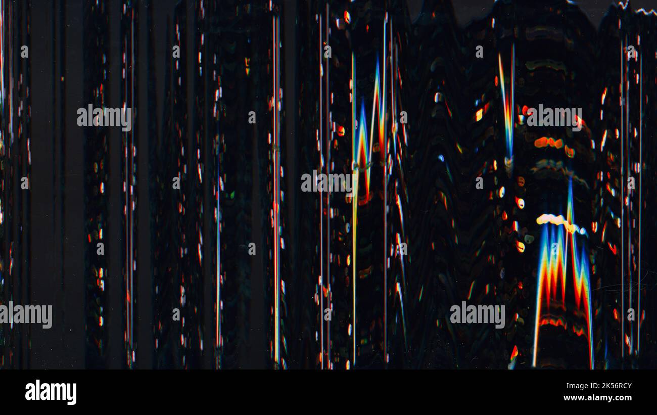 glitch overlay blur light flare neon color circles Stock Photo - Alamy