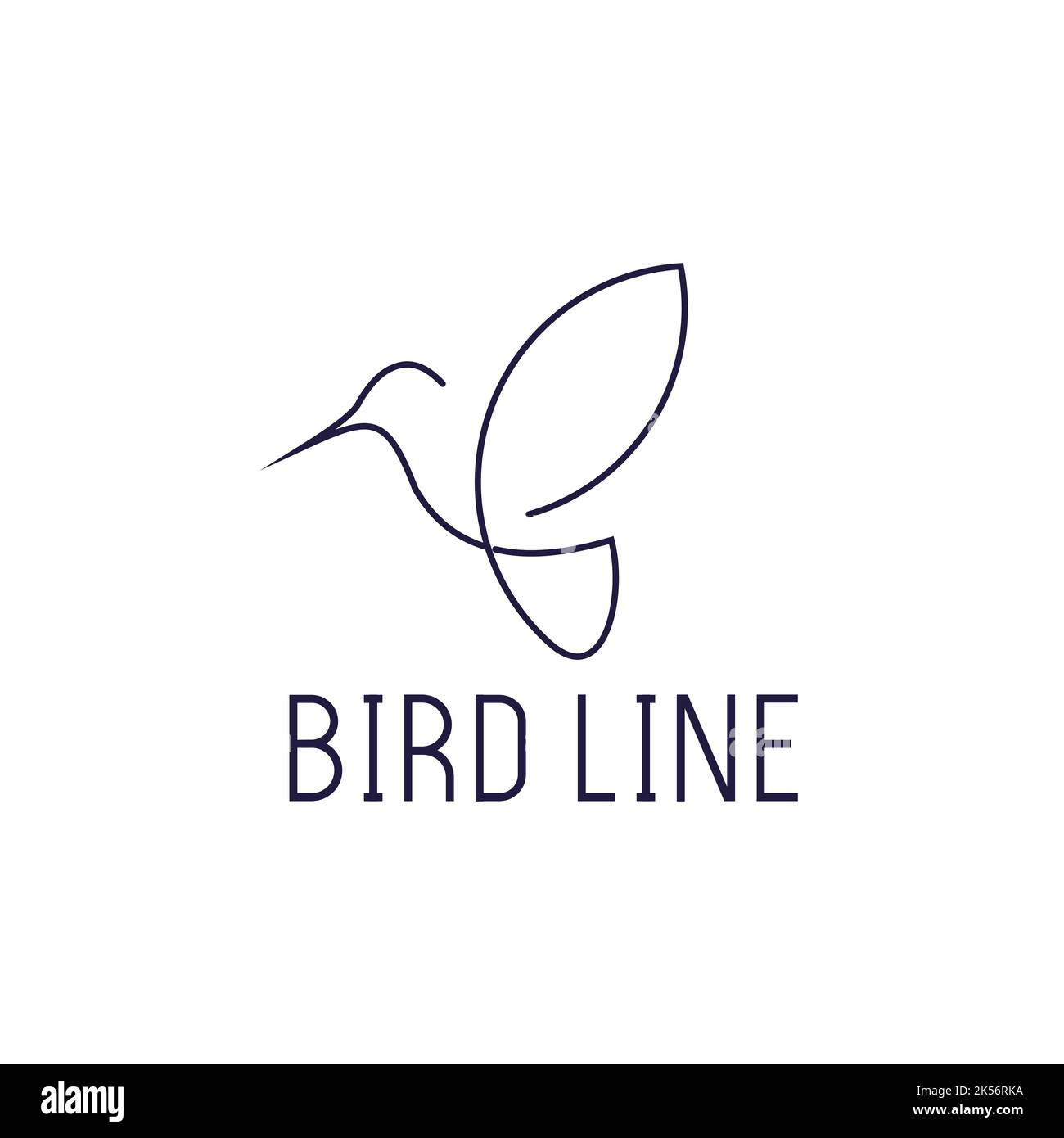 bird line logo exclusive design inspiration Stock Vector Image & Art ...
