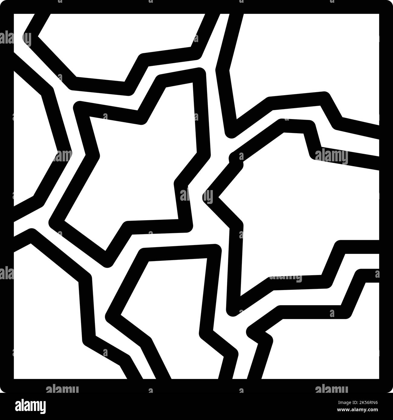 Top view arctic icon outline vector. Alaska winter. Iceberg snow Stock ...