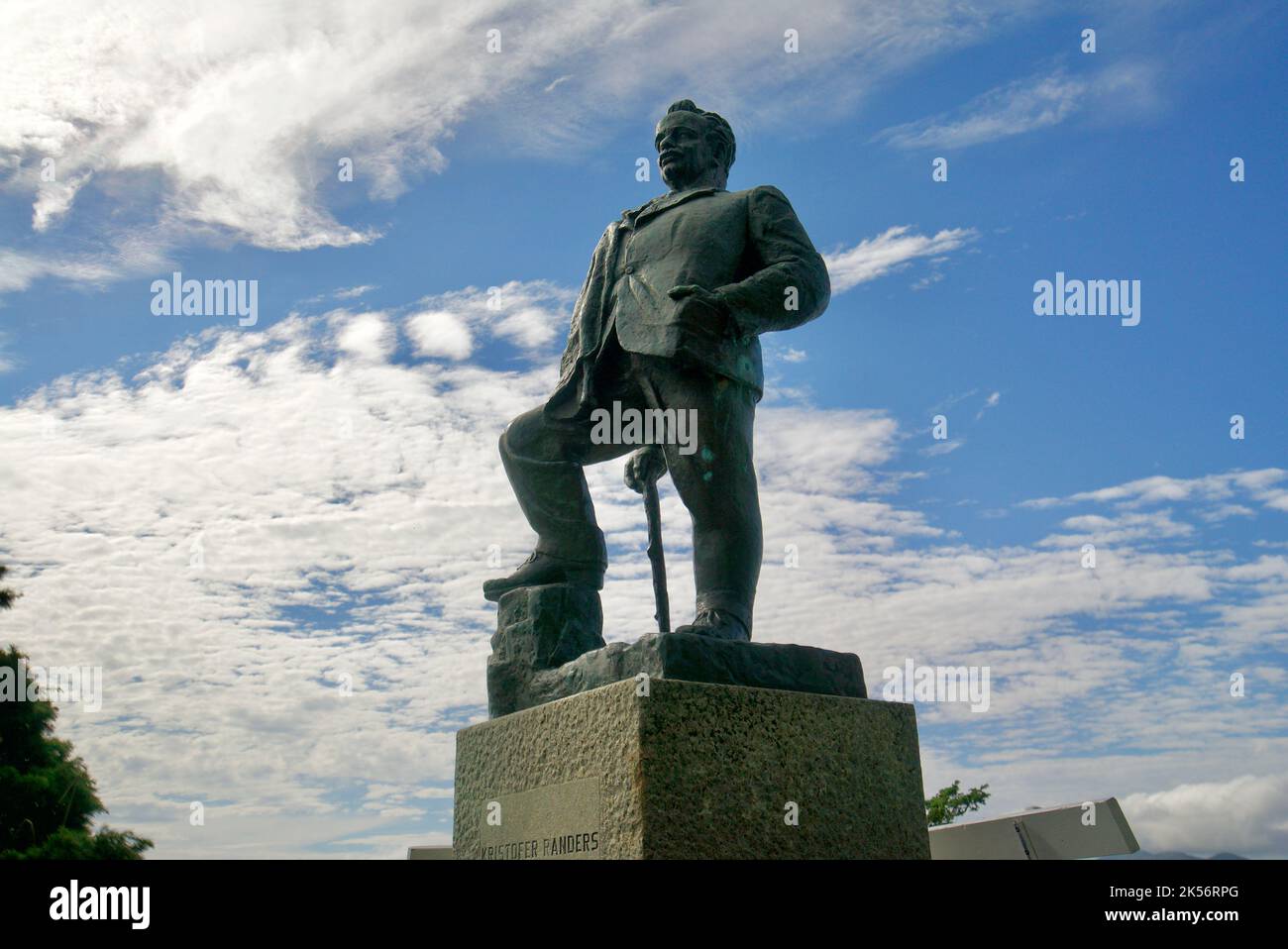 Ålesund: Kristofer Randers Statue on top of Aksla Mountain- a Norwegian ...